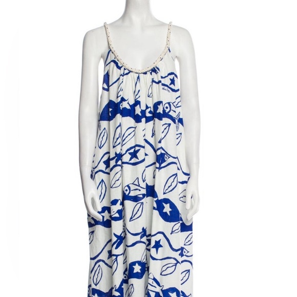 FARM Rio | Dresses | Anthropologie Farm Rio Fish Print Maxi | Poshmark